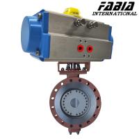 China Pneumatic Three Eccentric Butterfly Valve Control for sale