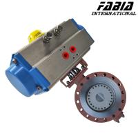 China Pneumatic Three Eccentric Butterfly Valve Control for sale