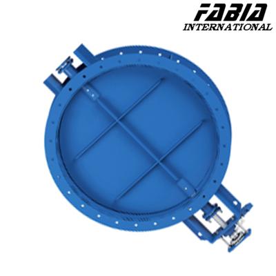 Cina Valvola di ventilazione a farfalla con flange in acciaio al carbonio da 50 mm a 400 mm a 300 mm in vendita