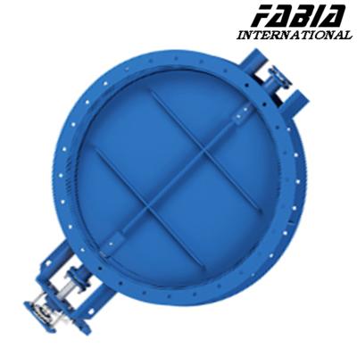 Cina Valvola di ventilazione a farfalla con flange in acciaio al carbonio da 50 mm a 400 mm a 300 mm in vendita