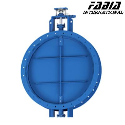 Cina Valvola di ventilazione a farfalla con flange in acciaio al carbonio da 50 mm a 400 mm a 300 mm in vendita