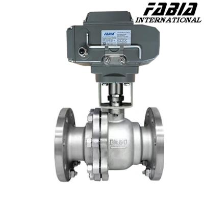 China Ultra-High Performance Industrial Flanged Ball Valve High Pressure Electric Valve for sale