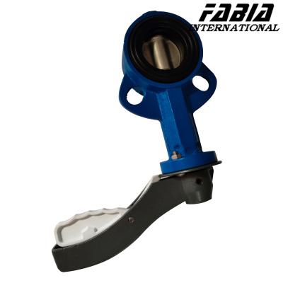 Cina Acciaio al carbonio manuale EPDM Sigillo Valvola farfalla Piastra in acciaio inossidabile in vendita
