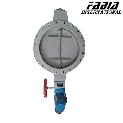 Cina Valvola pneumatica a fianco in acciaio inossidabile Valvola a farfalla industriale ad alte prestazioni in vendita