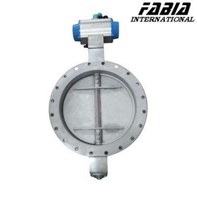 Cina Valvola pneumatica per tubi di linea centrale Valvola a farfalla per industria chimica del carbone in vendita