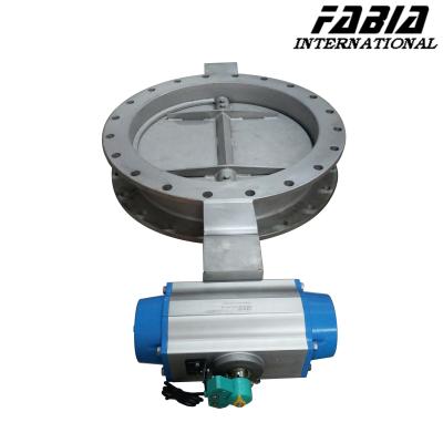 Cina Valvola pneumatica per tubi di linea centrale Valvola a farfalla per industria chimica del carbone in vendita