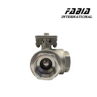 China Three Way Ball Valve With Internal Thread Connection For Quick Installation for sale