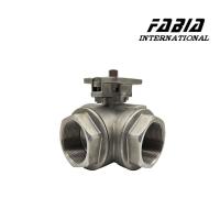 China Three Way Ball Valve With Internal Thread Connection For Quick Installation for sale