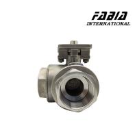 China Three Way Ball Valve With Internal Thread Connection For Quick Installation for sale