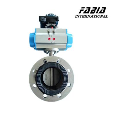 China Válvula de borboleta pneumática para várias indústrias à venda