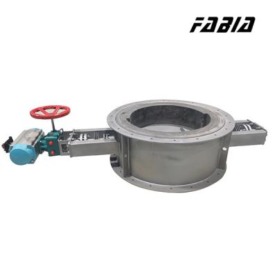 Cina Valvola per tubi in acciaio inossidabile per il controllo dei gas di combustione ad alta temperatura nei tubi di grande diametro in vendita