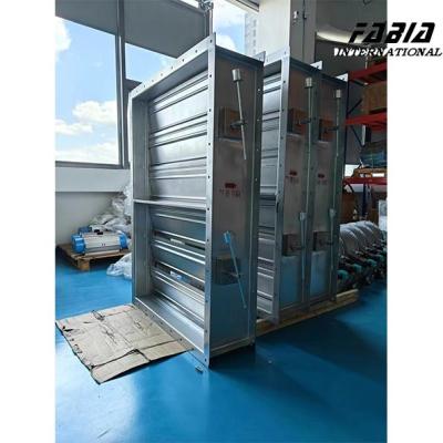China Low Pressure Drop Swing Non Return Damper Reliable Backflow Prevention For HVAC Systems for sale