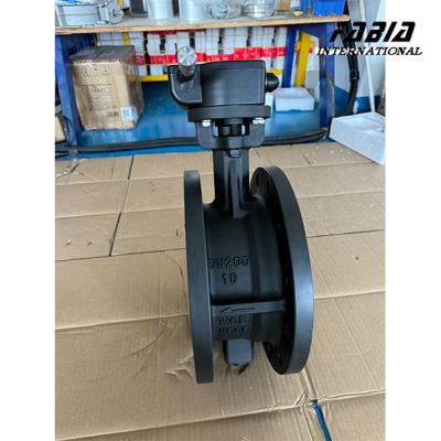 China DN200 Worm Gear Manual Stainless  Steel High Perforamnce Double Eccentric Butterfly Valve Water Valve for sale