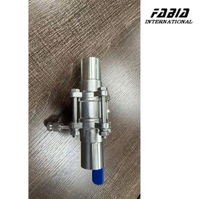 China Manual Three-piece Ball Valve With Purge Port For Purging Reaction Vessels for sale
