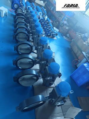 China Pneumatic  Butterfly Valve CLAMP STAINLESS STEEL 304 for sale