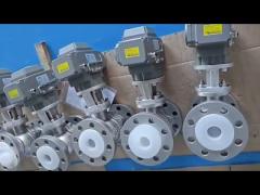 Valvola a sfera a tenuta dura Valvola a sfera elettrica a due pezzi industriale
