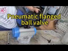 Pneumatische tweeweg balloventil flens Tweeweg balloventil Pneumatische balloventil