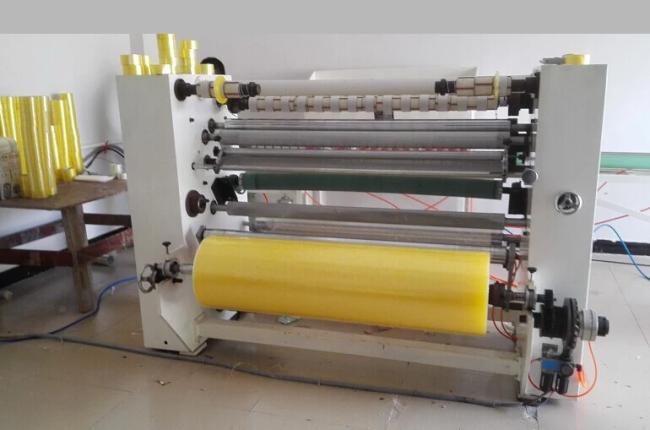 Transparent BOPP Packing Jumbo Roll Tape Slitting Machine