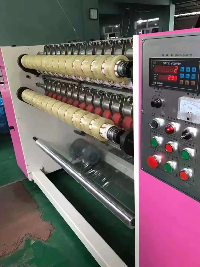 Super Clear BOPP Gum Adhesive Packing Tape Slitting Rewinding Machine