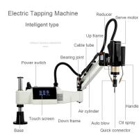 China Servo Motor Electric Tapping Machine Threading Machine With DIN ISO JIN Tapping Collet for sale
