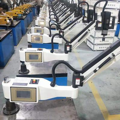 China Easy Operation M6-M30 200rpm Flex Arm Mobile Tube Nut Electric Tapping Machine for sale