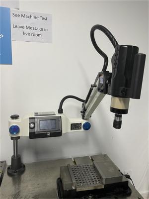 China Electric arm tapping machine touch screen long arm electric threading machine for sale