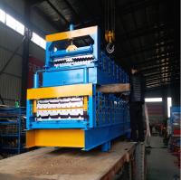China Metal Wall Siding Making Machine Double Roofing Sheet Roll Forming Machine for sale