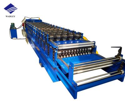 China Double Layer Corrugated Profile Steel Roofing Sheet Roll Forming Machine Roof Tile Making Machine for sale