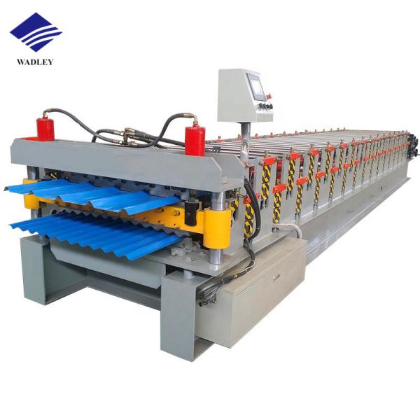 Quality Metal Profile Sheet Roof Panel Roll Forming Machine Production Line for sale