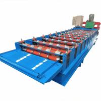 China Deck Corrugated Profile Roll Panel Forming Machine for sale