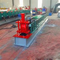 China Hydraulic Galvanized Metal Half Round Gutter Machine Rain Gutter Making Machine Gutter Machinery for sale