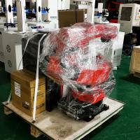 China Six Axis Robot Arm 200W Pulse Water Cooling Laser Cleaning Machine Program Laser Rust Removal Machine for sale