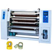China Auto Label Function Adhesive Tape Roll Slitting Machinery for sale