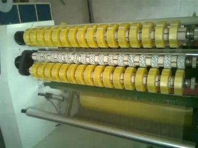 China Auto Label Function Adhesive Tape Roll Slitting Machinery for sale