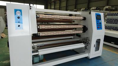 China Auto Label Function Adhesive Tape Roll Slitting Machinery for sale