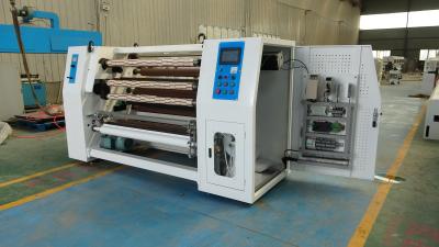 China Auto Label Function Adhesive Tape Roll Slitting Machinery for sale