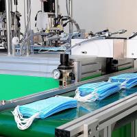 China Full Automatic Disposable 3 Layer Ear Loop Face Mask Machine / Surgical Mask Machine for sale