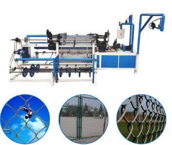 China Diamond Wire Mesh Chain Link Fence Net Making Machine for sale