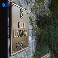 Quality HONGSEN Manufacturer Custom 3D Metal Brass Carved Signs Cast Bronze Plaques for for sale