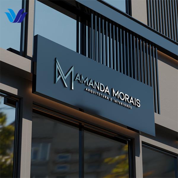 Quality Hongsen Custom Outdoor Backlit Neon Light Metal Stainless Steel Aluminum Plaques for Hospitals and Companies for sale