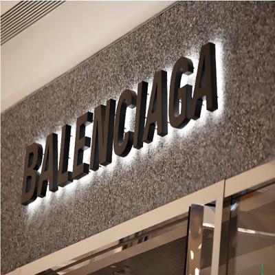 China Custom 3D Back Light LED Acrylic Signage Business Sign Letters Backlit Sign Led Aluminum Channel Letters Sign for sale