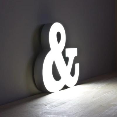 China Clear Day Night Visibility LED Front Light Letters for Store Storefront Sign for sale