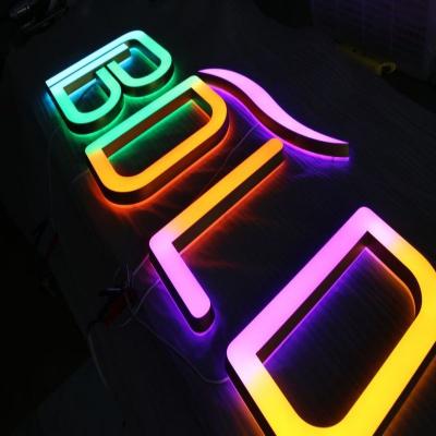 China Commercial Use LED Color RGB  Light Acrylic Mini Light Letter Channel Letter Sign for sale