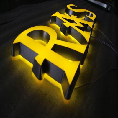 China HS Best Selling New Popular Products Outdoor  Acrylic LED Lights PVC Plastic Luminous Letters Signs for sale