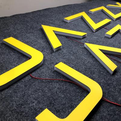 China Newest Design High Quality 3D Illuminated Channel Letter Customized 3d Acrylic Letter Sign for sale