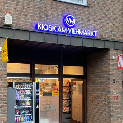 China HONGSEN Custom Outdoor 3D Led Letter Sign Led Illuminated Channel Letters Store Front Full Lit Advertising Signs for sale
