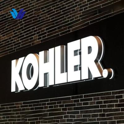 China Hongsen Custom  3d Sign Outdoor Letters Channel Letter Sign  Diy Led Backlit Channel Letter Sign Advertising for sale