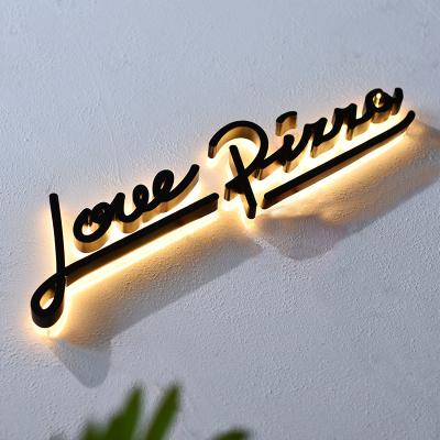 China Commercial Indoor LED Stainless Steel Sign with Metal Channel Letters for Schools Companies Shopping Malls Outdoor Application for sale