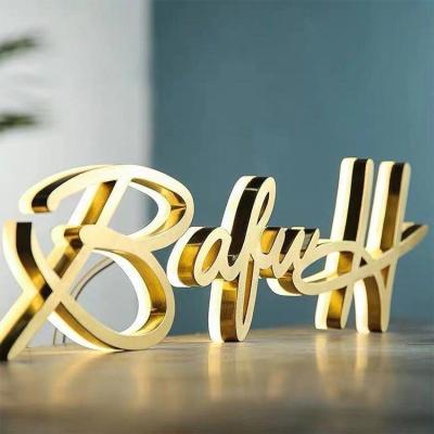 China Hong Sen Custom Office Shop Signboard Metal Signs Channel Letter Sign Nickel-Free White for sale