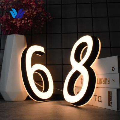 China HONGSEN Custom LED Acrylic Channel Letters for Advertising Outdoor & Indoor Use in Companies Schools Malls for sale
